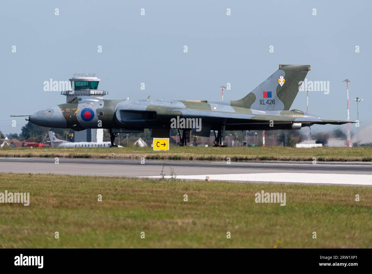 London Southend Airport, Essex, UK. 16th Sep, 2023. A former RAF Cold ...