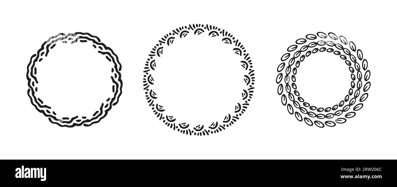Wreath group in quirky vector style isolated on white background ...