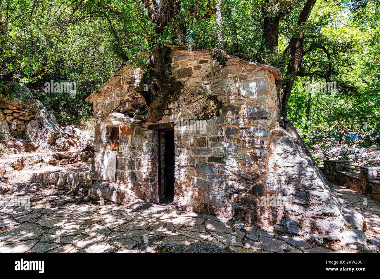 Agia Theodora of Vasta miracle church in Peloponnese, Greece. Agia ...