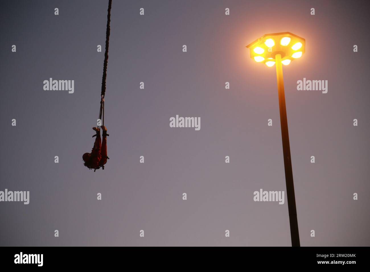Jump from swing hi-res stock photography and images - Alamy