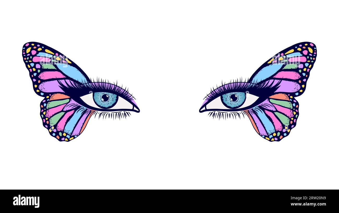 Eyes wings Cut Out Stock Images & Pictures - Alamy