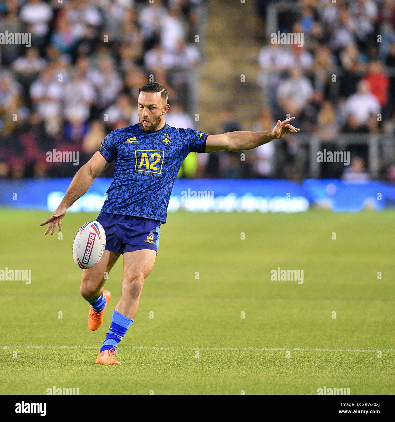 Leigh, England - 15th September 2023 Wakefield Trinity's Luke Gale ... Leigh, England - 15th September 2023 Wakefield Trinity's Luke Gale ...