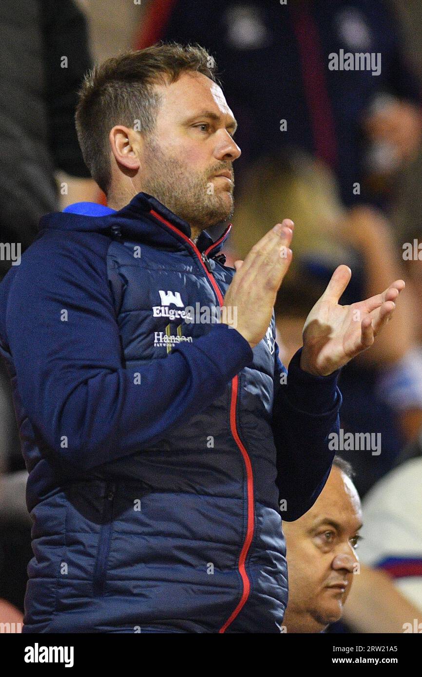 Leigh, England - 15th September 2023 Wakefield Trinity fans. Rugby ...