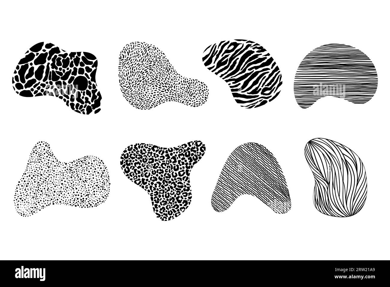 Collection of abstract shapes Stock Vector Image & Art - Alamy