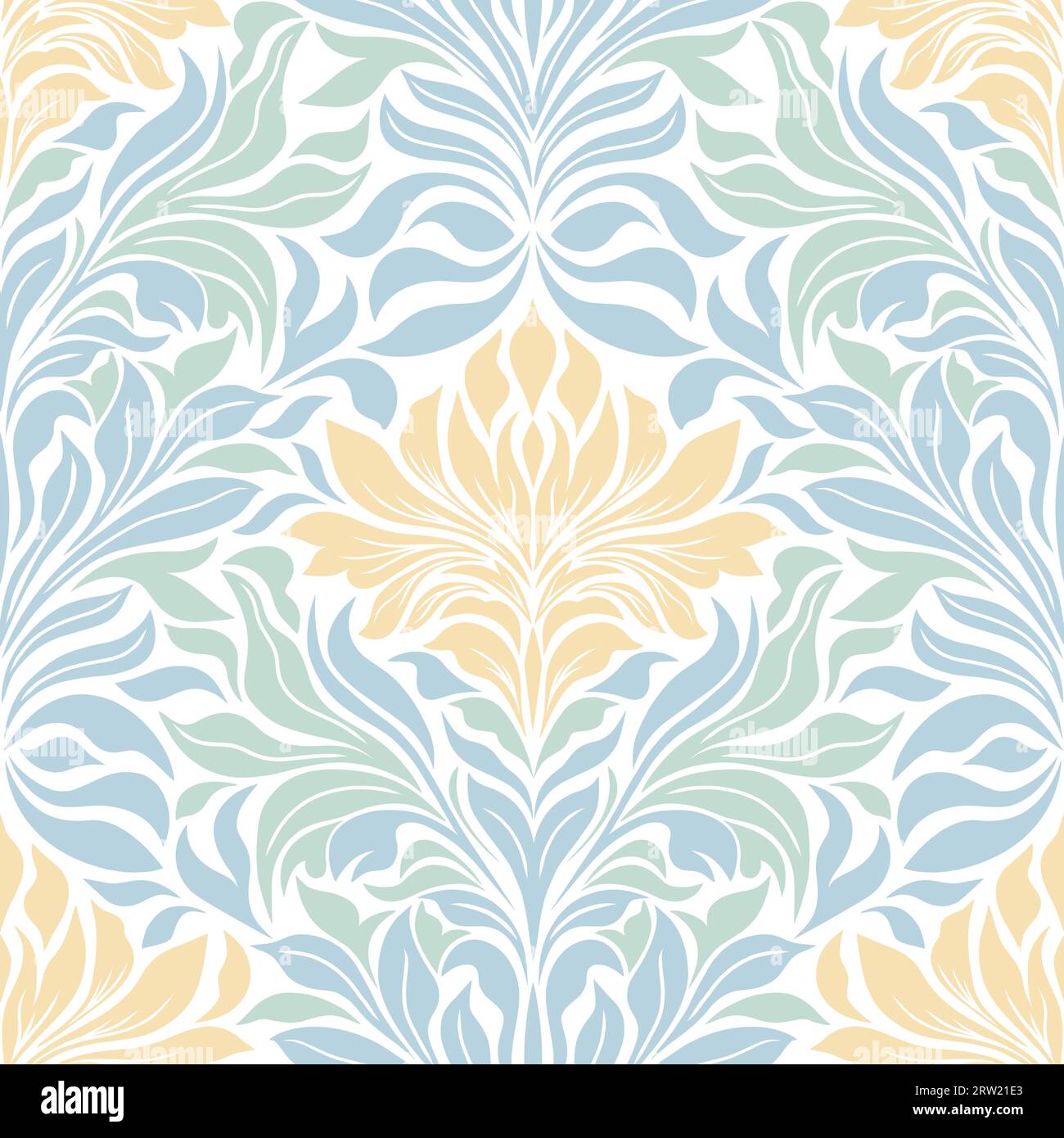 Damask flower pattern hi-res stock photography and images - Alamy