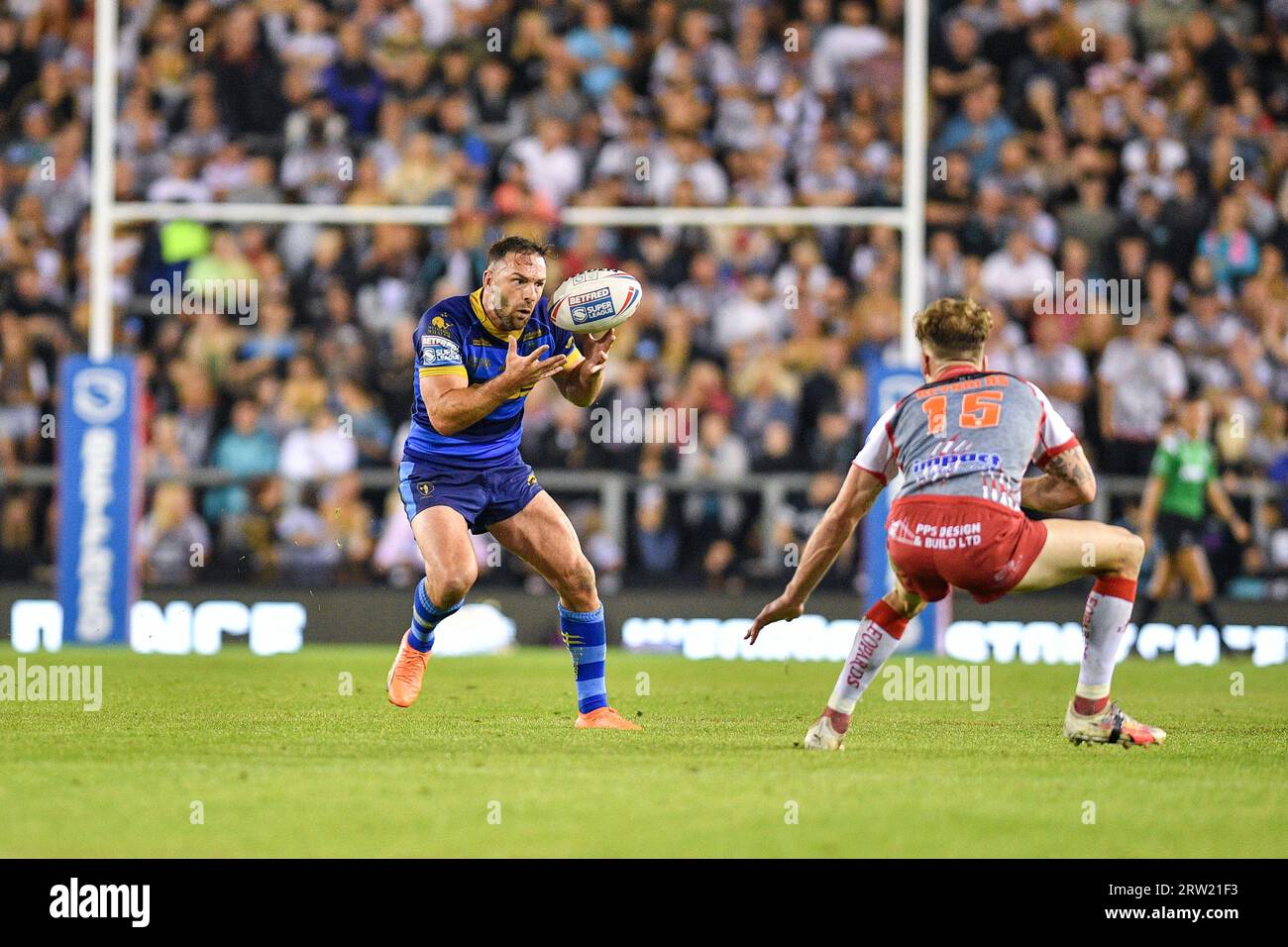 Leigh, England - 15th September 2023 Wakefield Trinity's Luke Gale ...