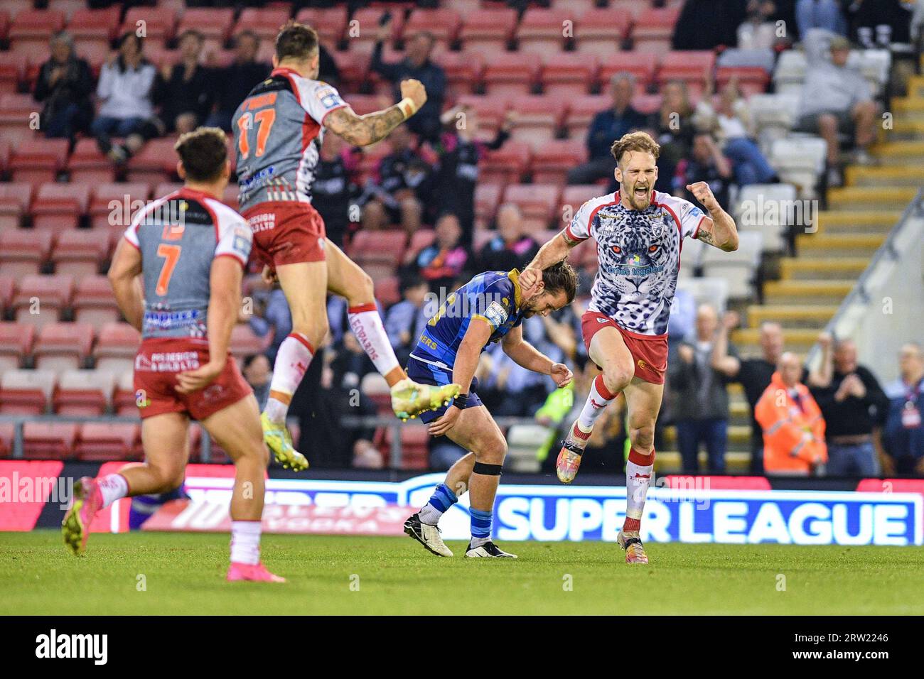 Leigh, England - 15th September 2023 Ben Reynolds of Leigh Leopards ...