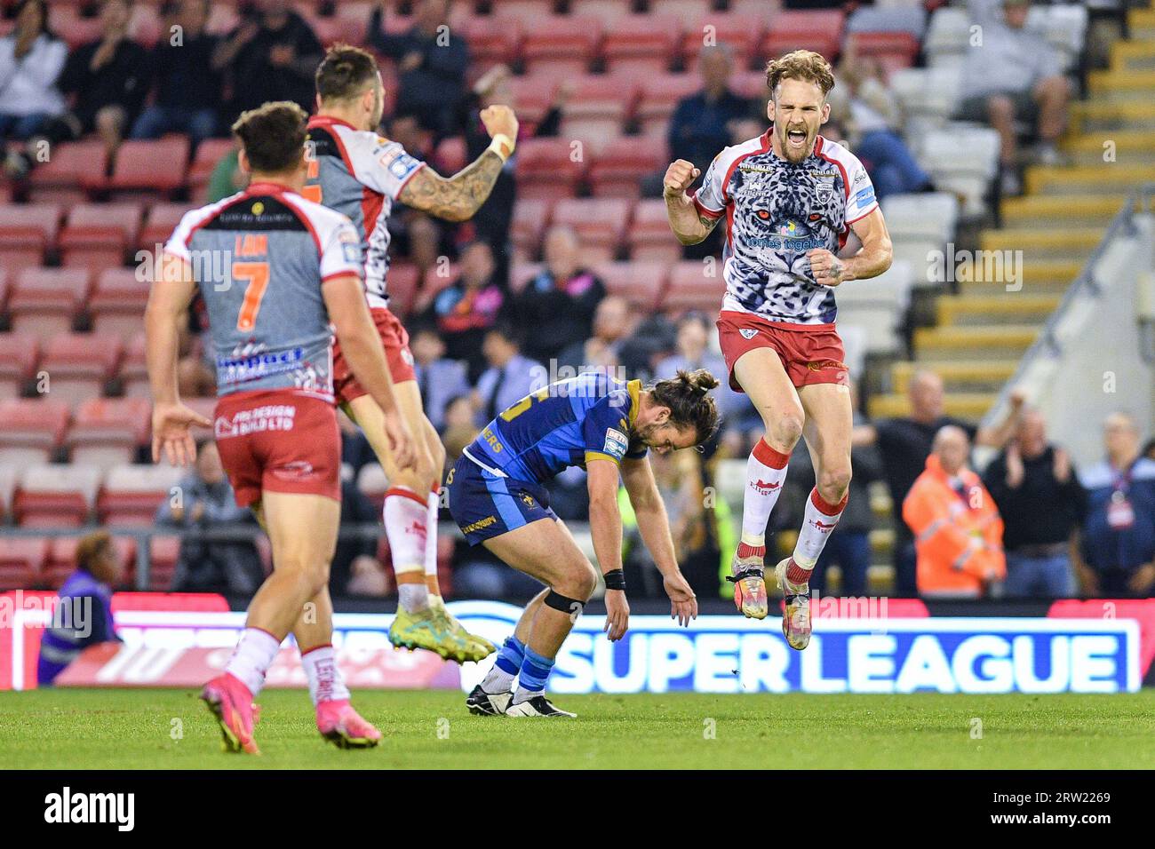 Leigh, England - 15th September 2023 Ben Reynolds of Leigh Leopards ...