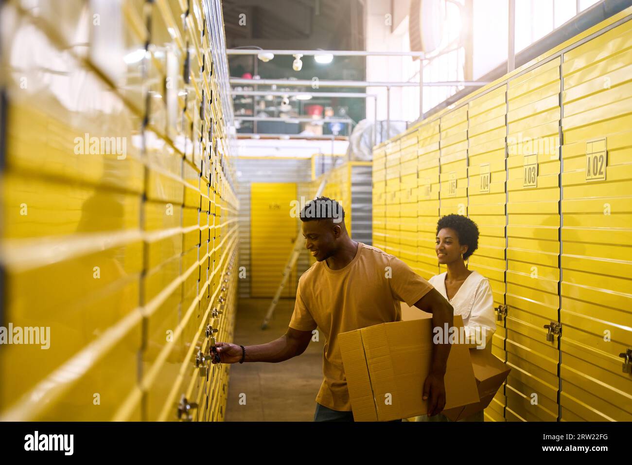 Storage unit stands hi-res stock photography and images - Alamy