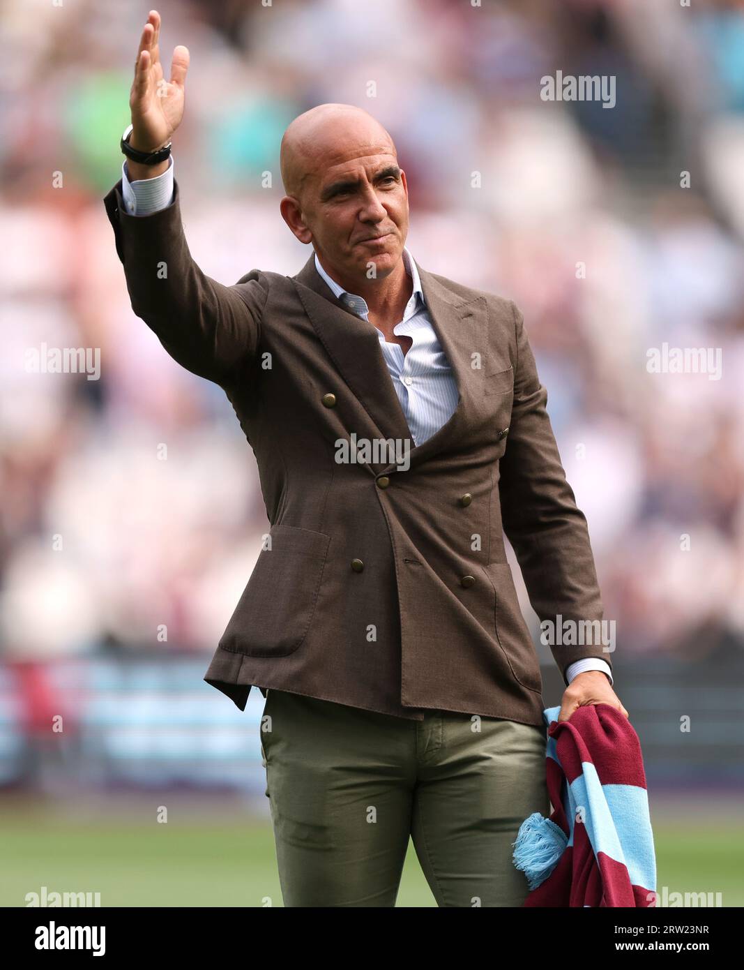 Former West Ham United player Paolo Di Canio during the Premier League ...