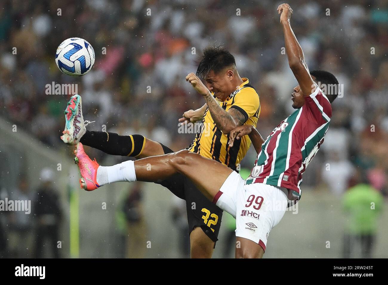 Rio de Janeiro, Brazil, April 18, 2023. Soccer player of the Fluminense ...