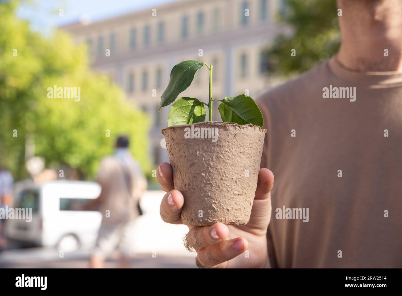 Rome, Italy. 15th Sep, 2023. Participatory Artistic Performance called ...