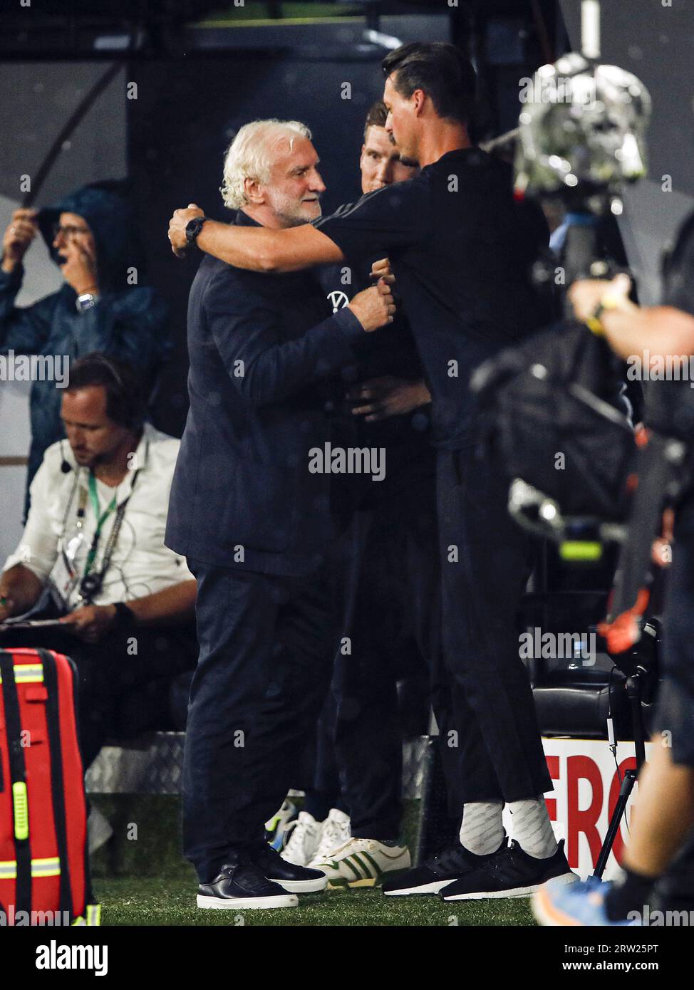 DORTMUND - Germany coach Rudi Voller during the friendly Interland ...
