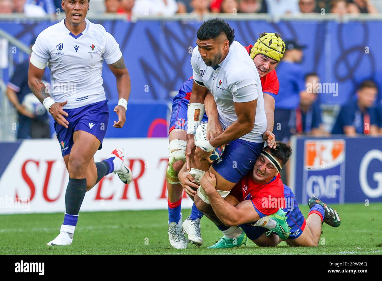 BORDEAUX, FRANCE - SEPTEMBER 16: during the Rugby World Cup, France ...