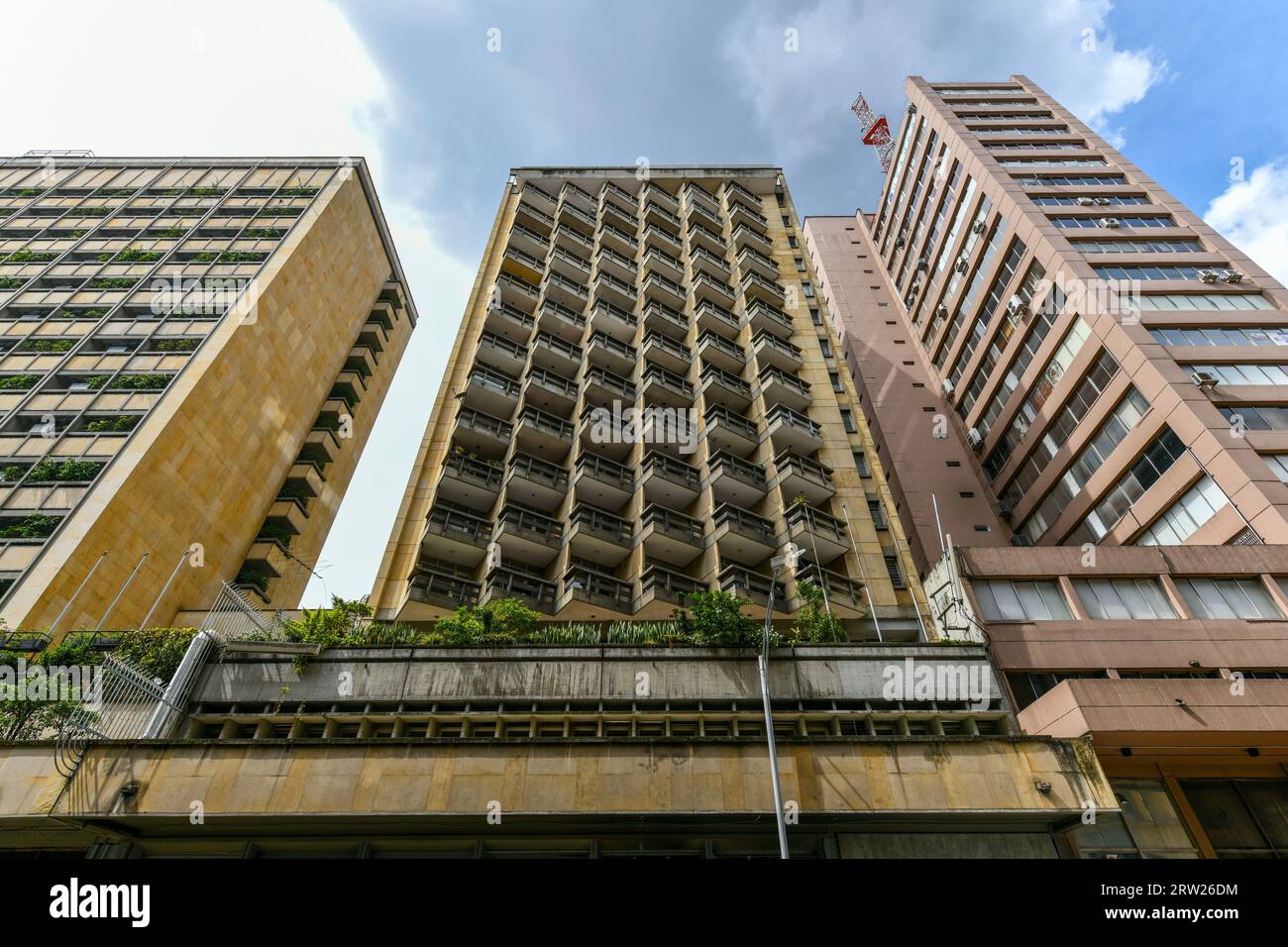 Modern apartment building in downtown Medellin, Colombia Stock Photo - Alamy