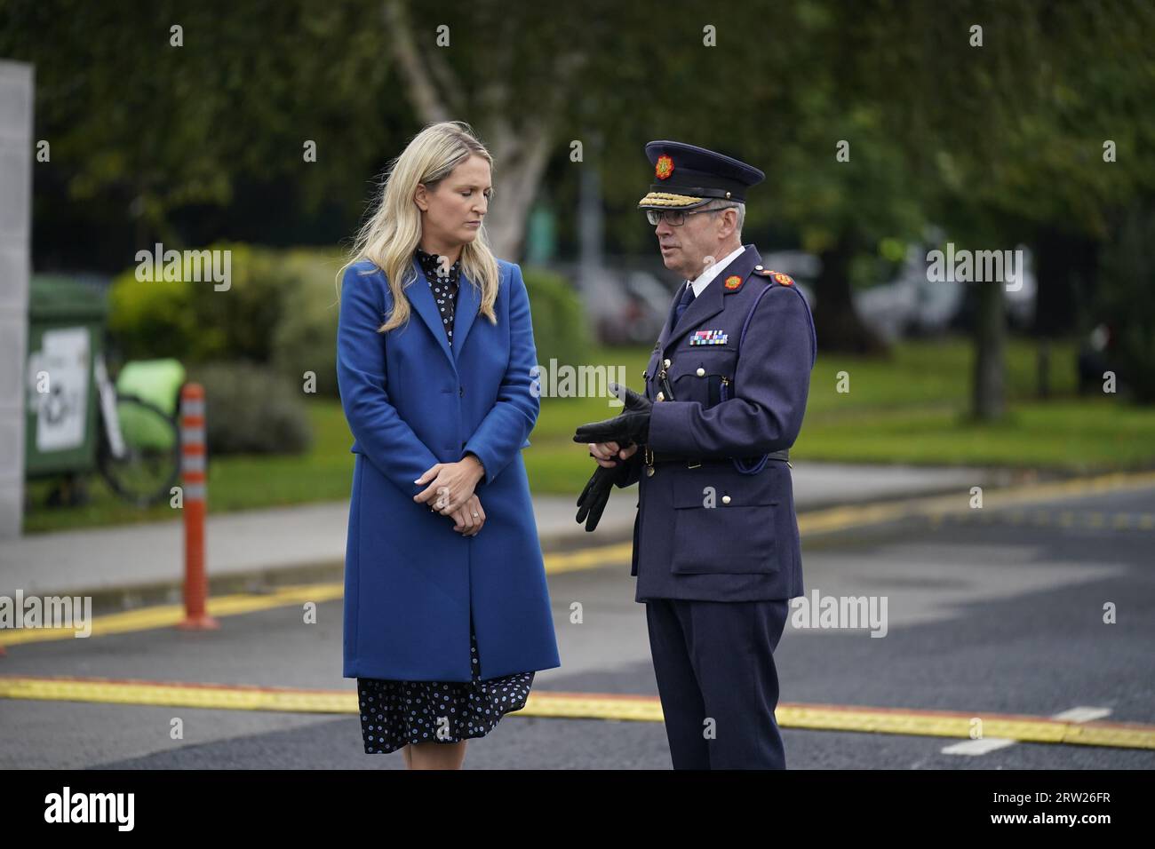 Justice minister Helen McEntee and Garda Commissioner Drew Harris ...
