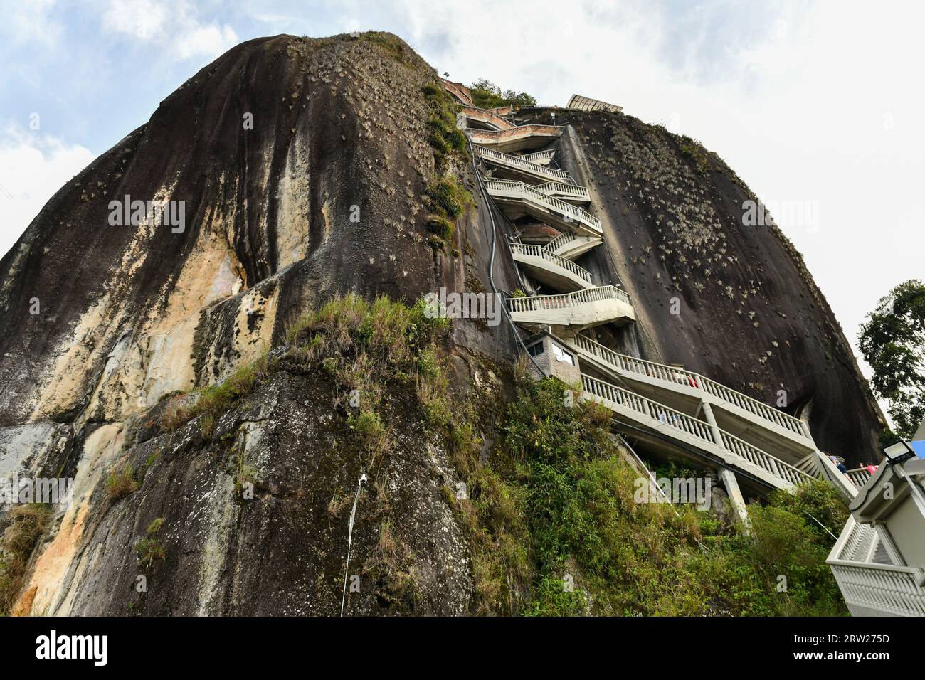 The famous Piedra del Peñol a monolithic stone mountain located at the ...