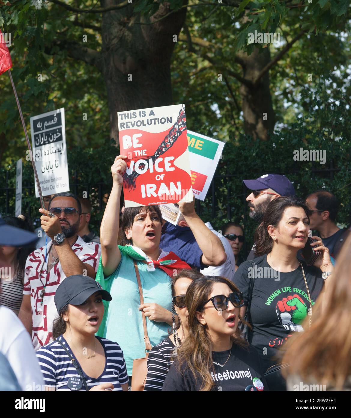 London 16th September 2023 Women Life Freedom Protesters Mark The