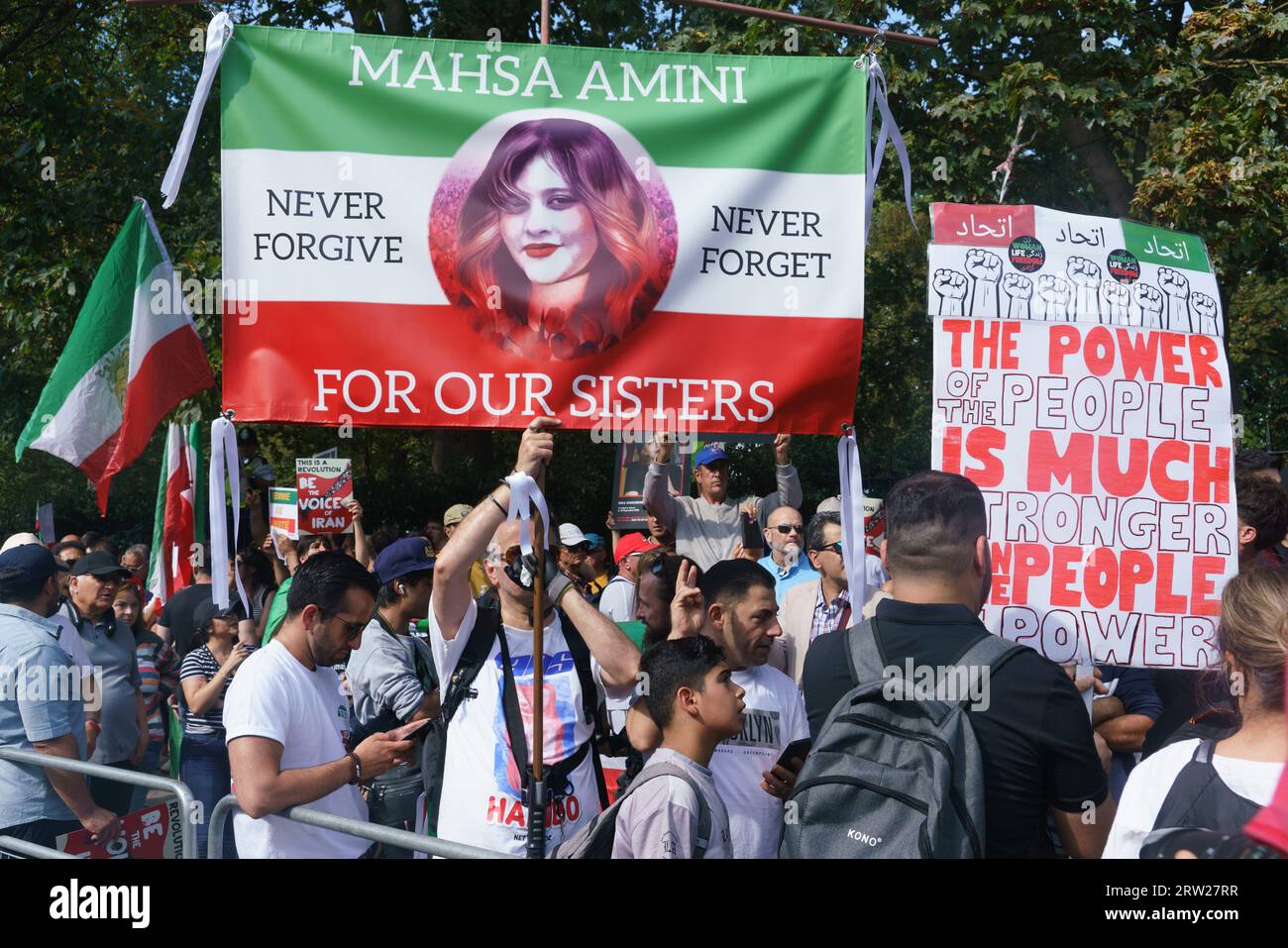 London 16th September 2023 Women Life Freedom Protesters Mark The