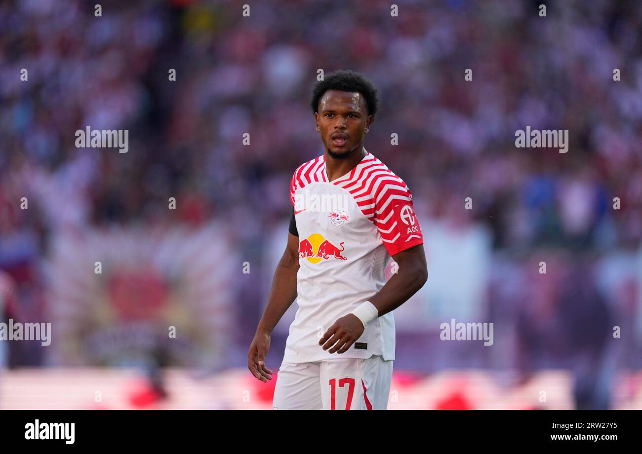 Red Bull Arena, Leipzig, Germany. 16th Sep, 2023. LoÃ¯s Openda (RB ...