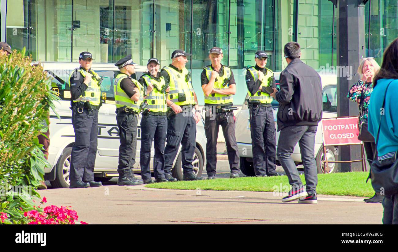 Glasgow, Scotland, UK. 16th September, 2023. Hope over fear ...