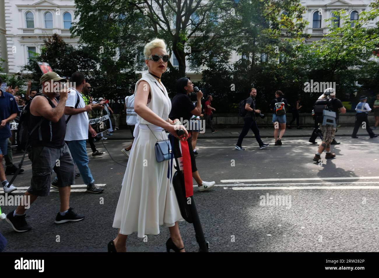 London, United Kingdom. 16th September, 2023. On the anniversary of ...