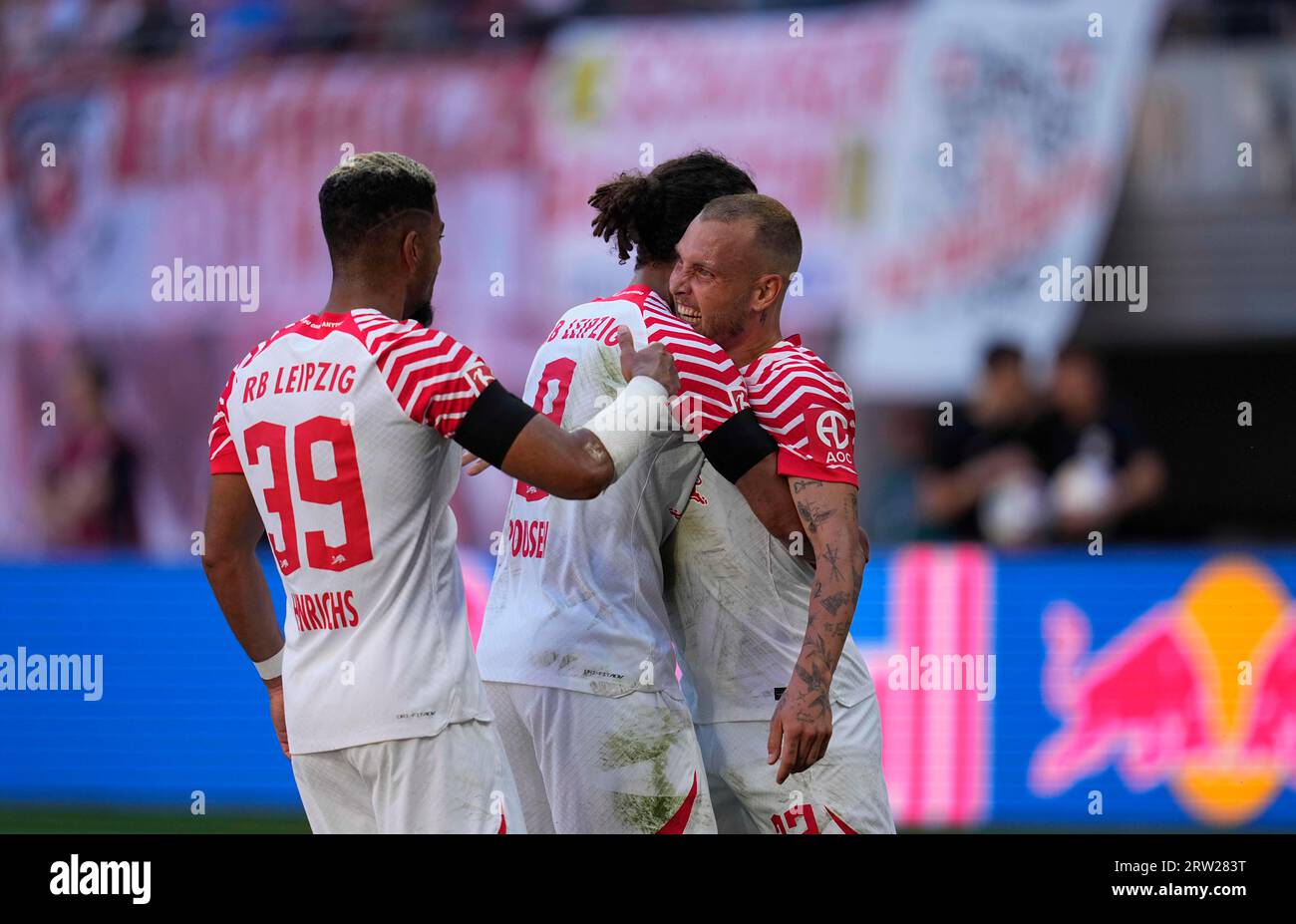 Red Bull Arena, Leipzig, Germany. 16th Sep, 2023. David Raum (RB ...