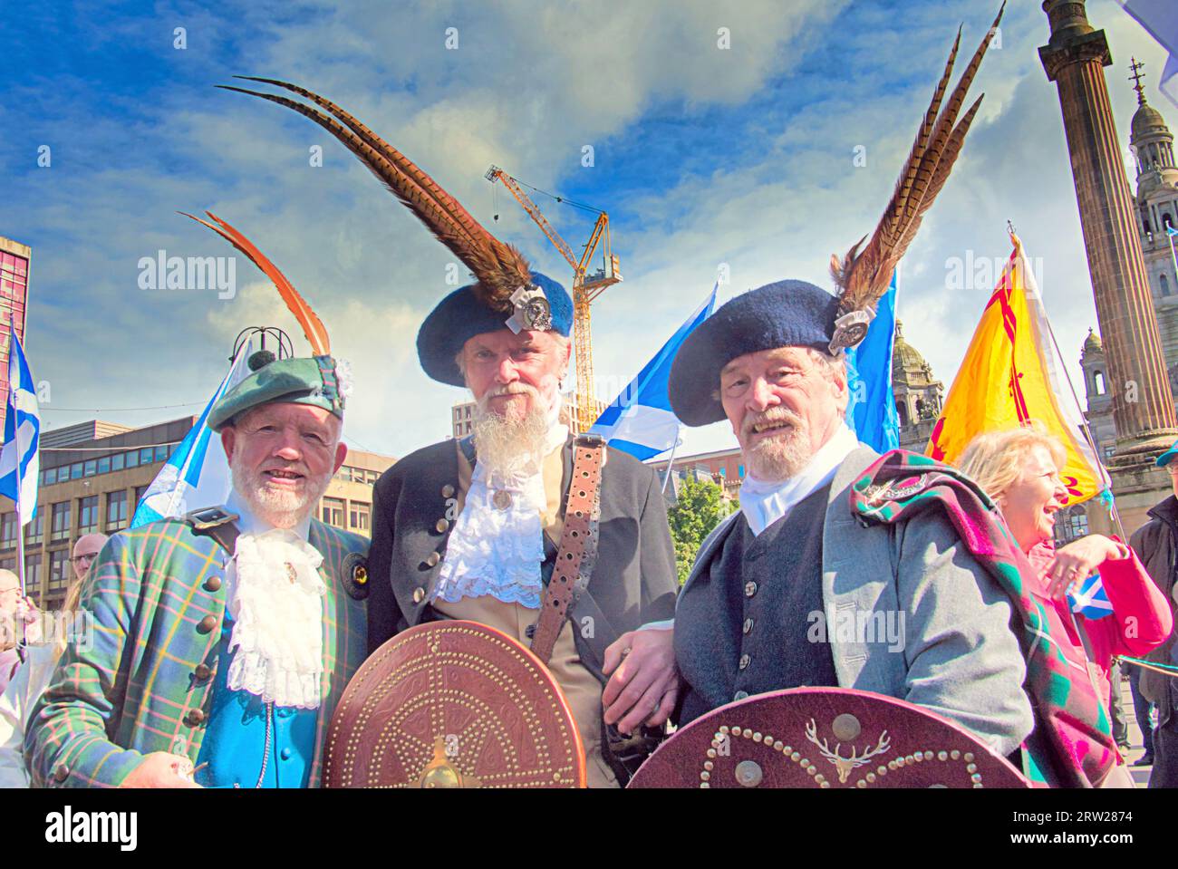 Glasgow, Scotland, UK. 16th September, 2023. Hope over fear ...