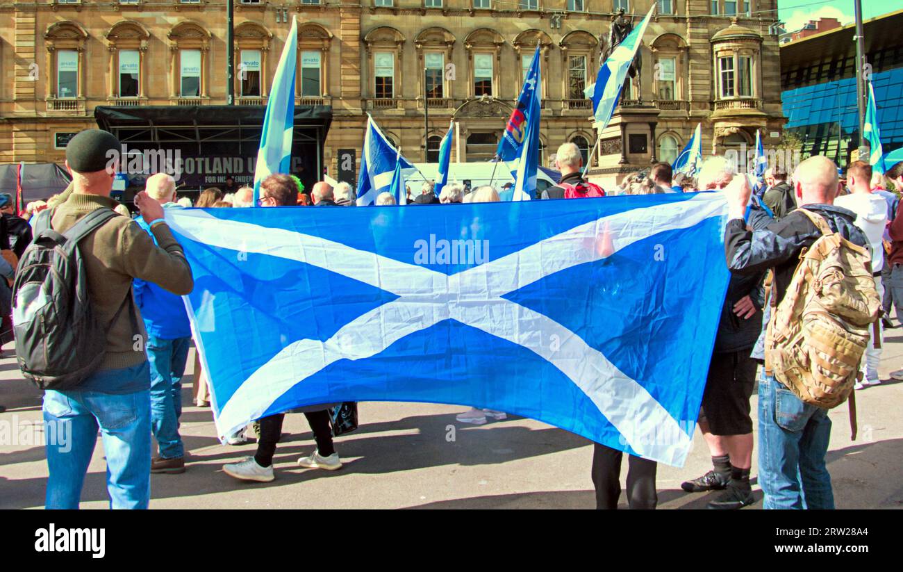 Glasgow, Scotland, UK. 16th September, 2023. Hope over fear ...
