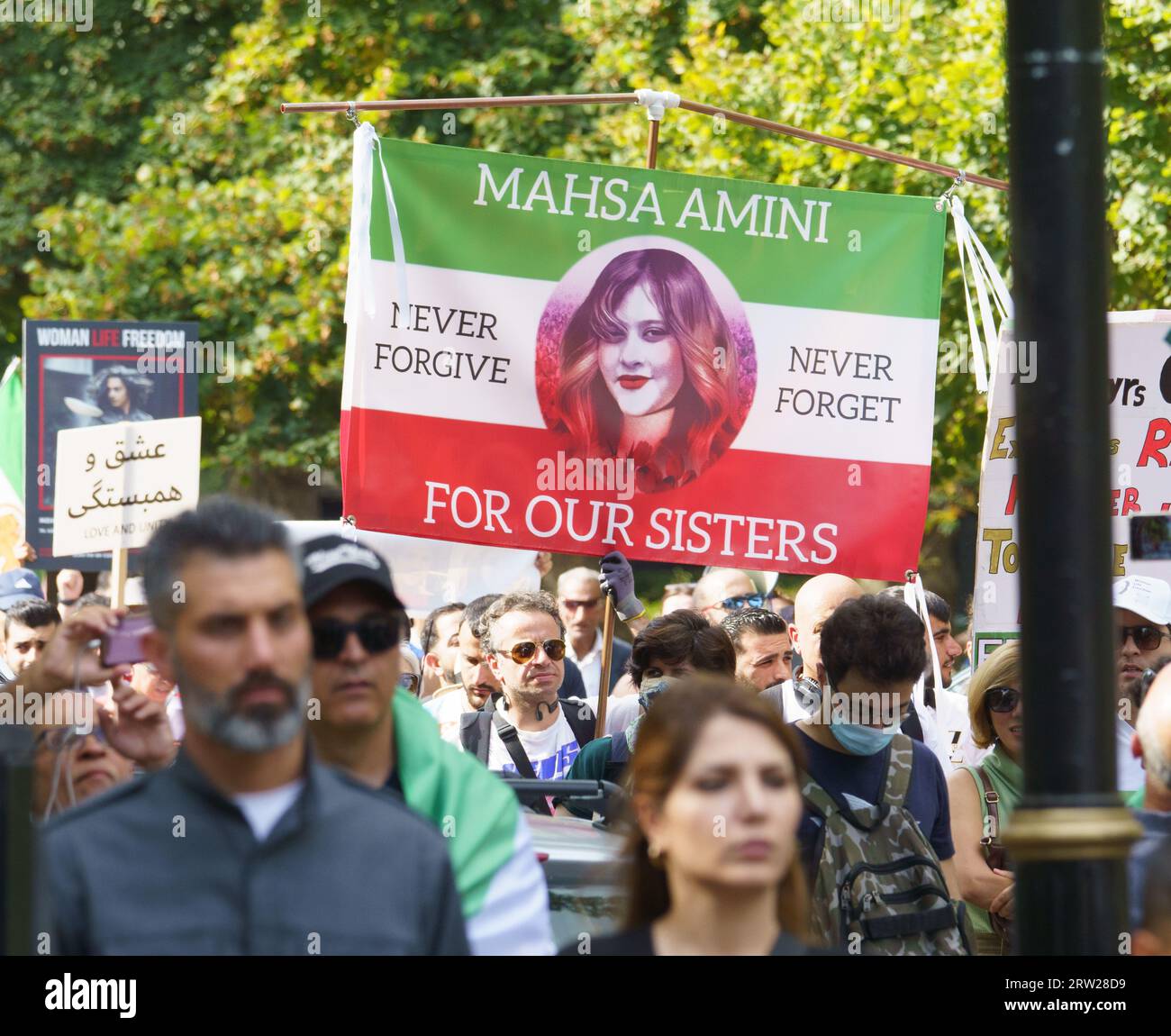 London 16th September 2023 Women Life Freedom Protesters Mark The