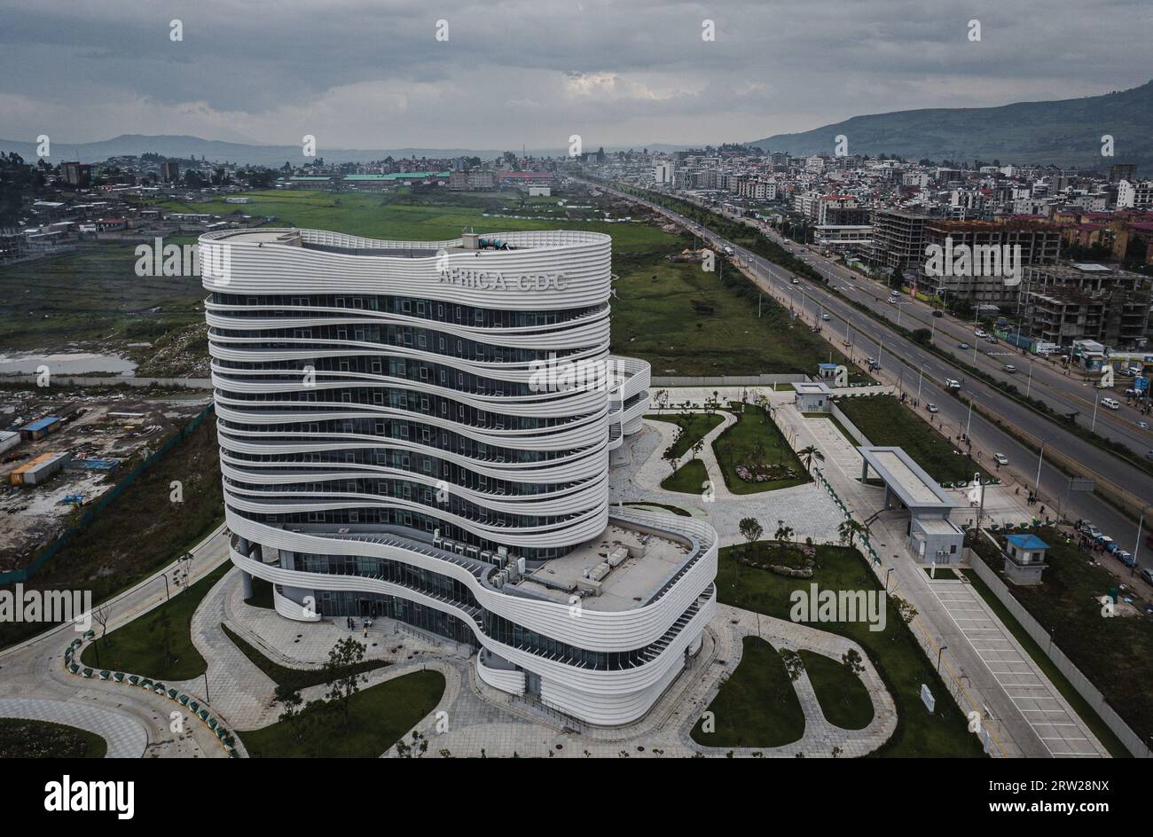 (230916) -- ADDIS ABABA, Sept. 16, 2023 (Xinhua) -- This aerial photo ...