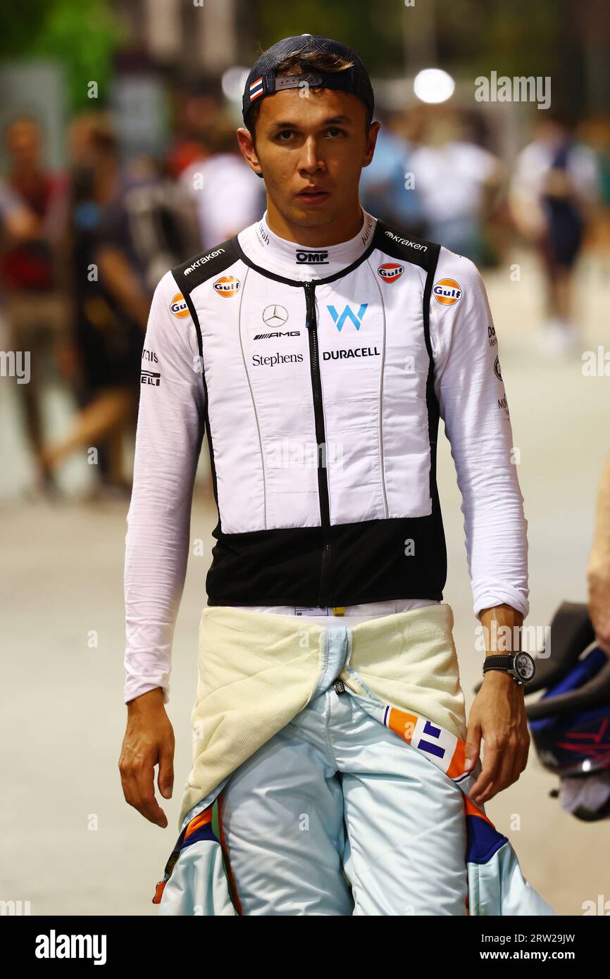 Singapore, Singapore. 16th Sep, 2023. Alexander Albon (THA) Williams ...