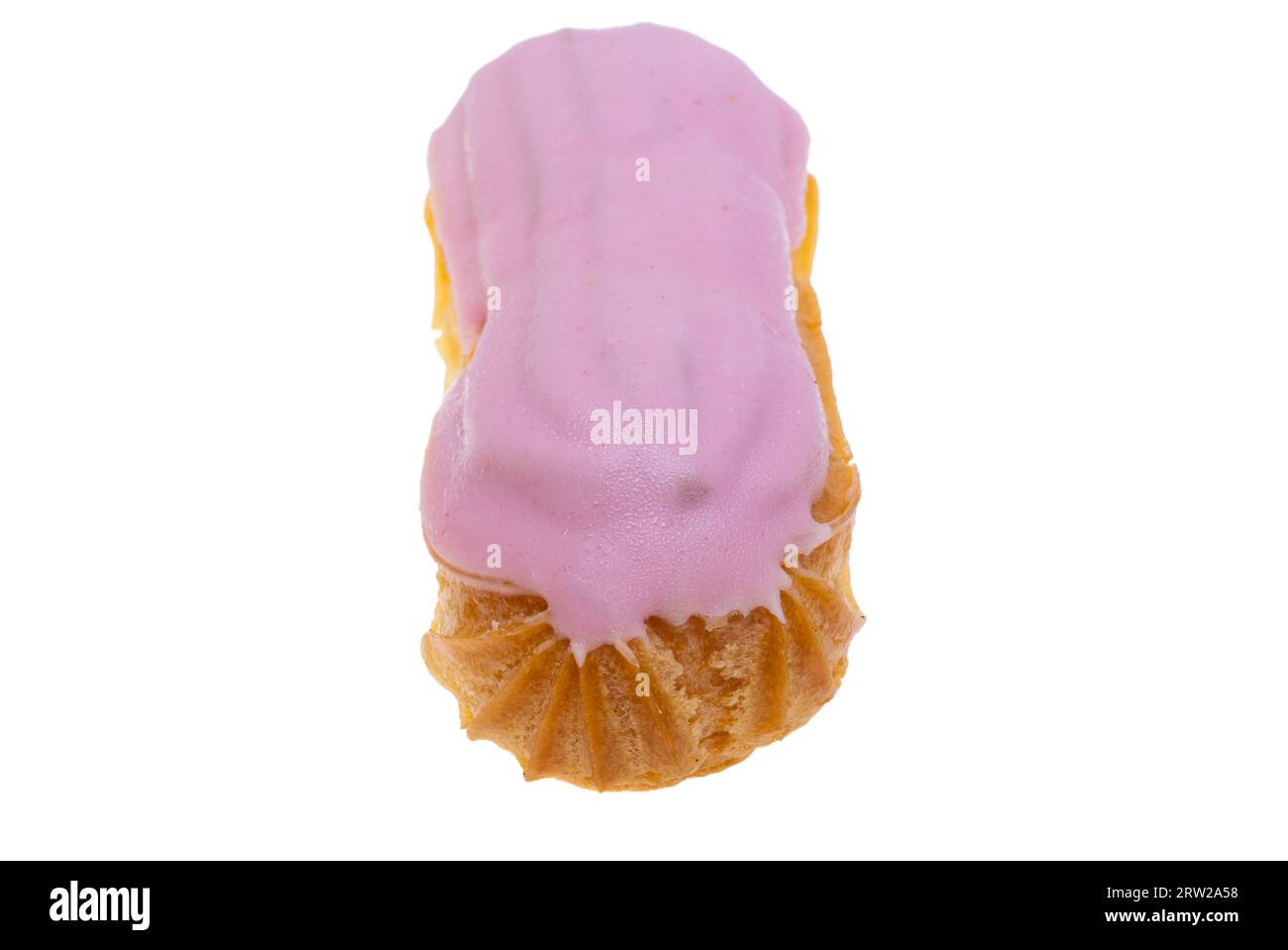 eclairs isolated on white background Stock Photo - Alamy