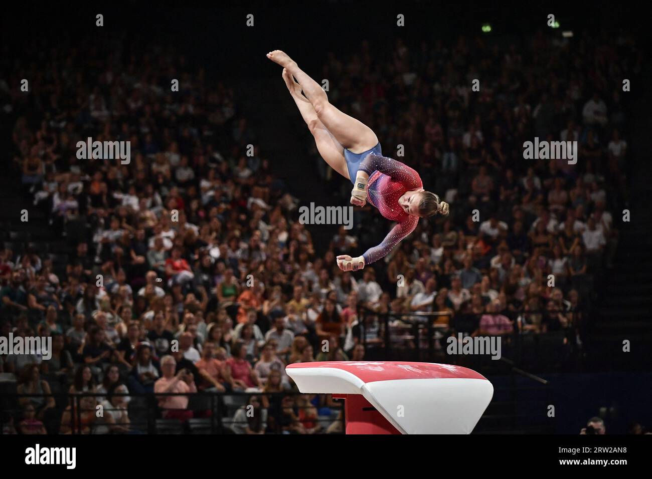 Paris, France. 16th Sep, 2023. Englosh Poppy-Grace Stickler competes ...