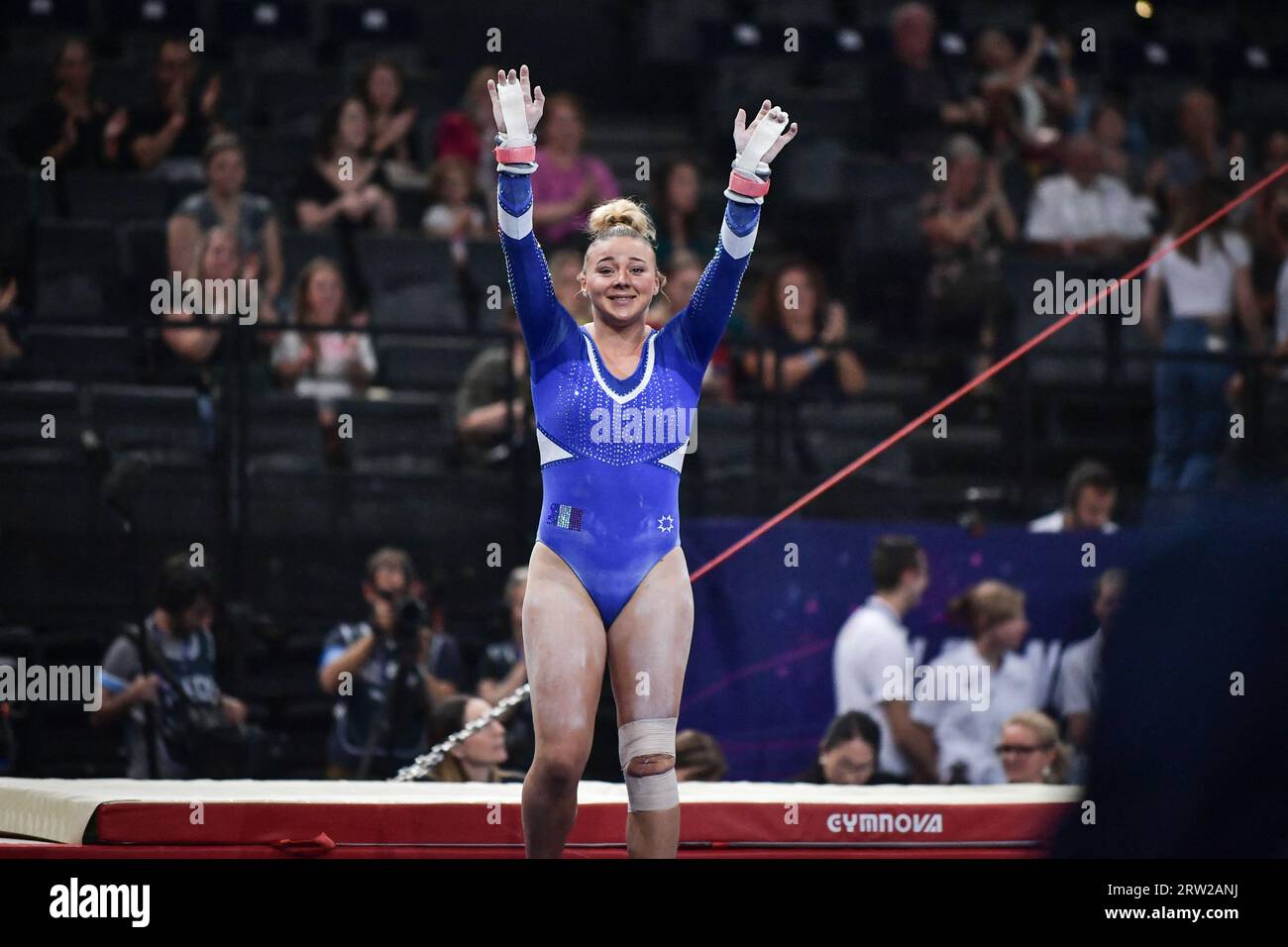 Paris, France. 16th Sep, 2023. French athlete Lorette Charpy competes ...