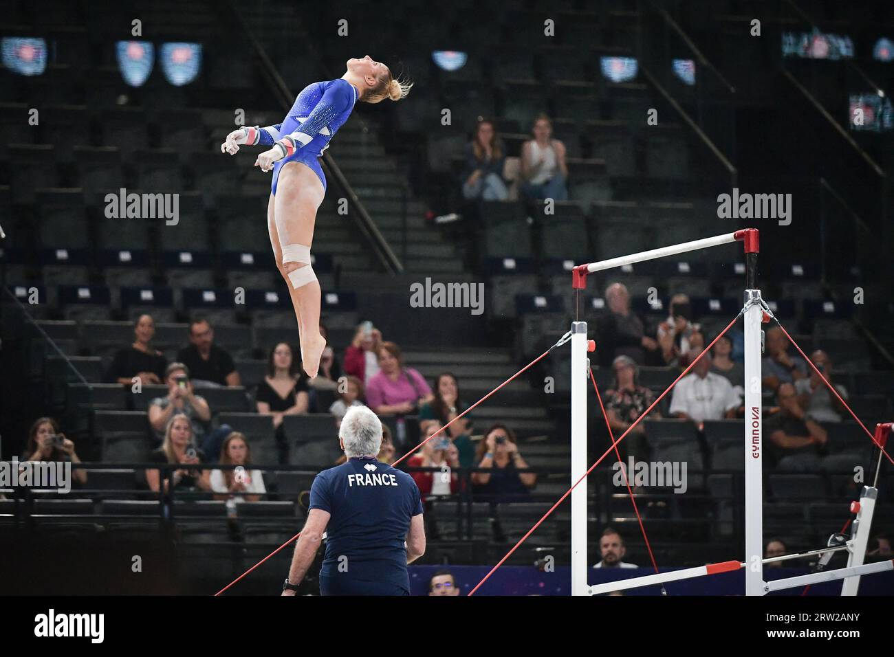 Paris, France. 16th Sep, 2023. French athlete Lorette Charpy competes ...