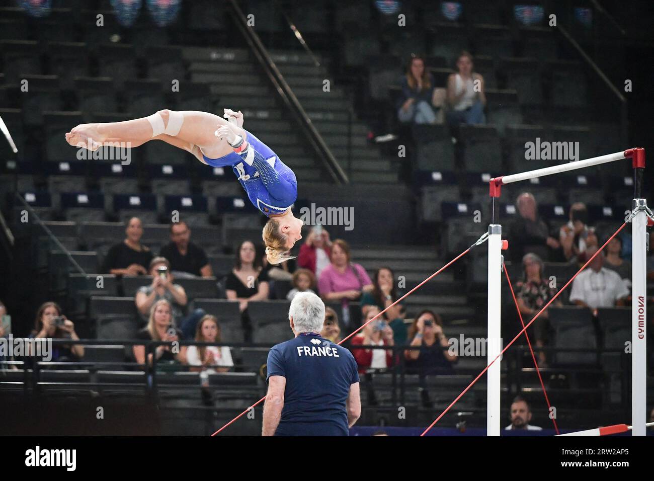 Paris, France. 16th Sep, 2023. French athlete Lorette Charpy competes ...