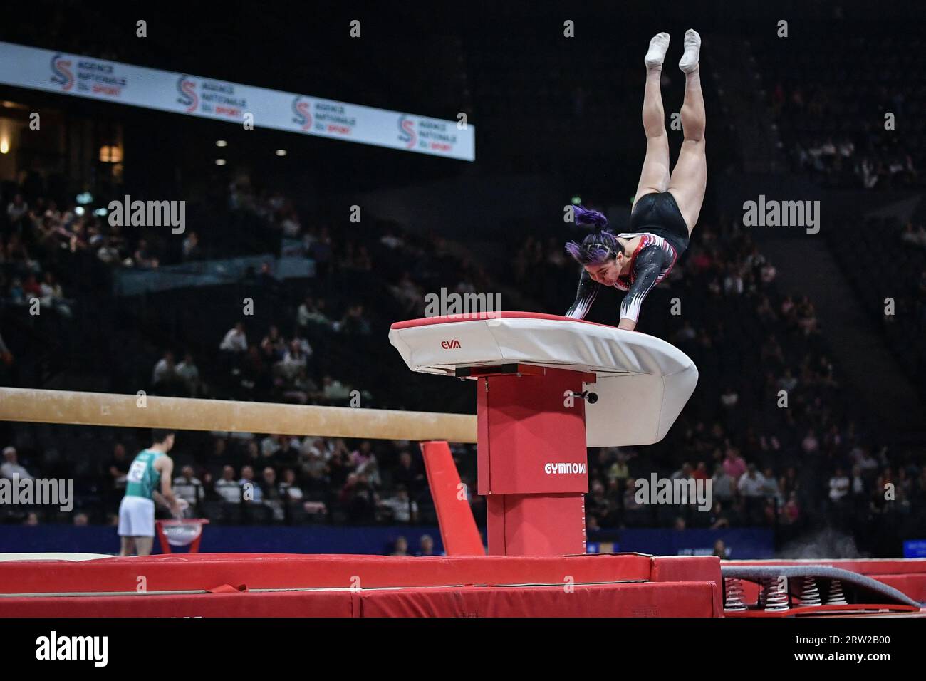 Paris, France. 16th Sep, 2023. Mexican Alexa Moreno competes during the ...