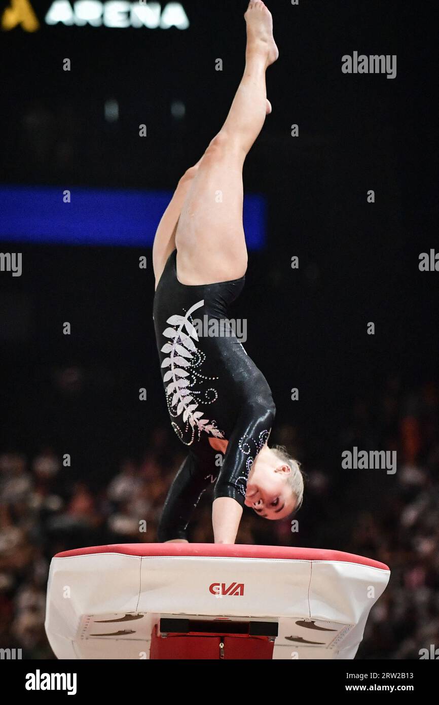 Paris, France. 16th Sep, 2023. New Zealander Ava Fitzgerald competes ...