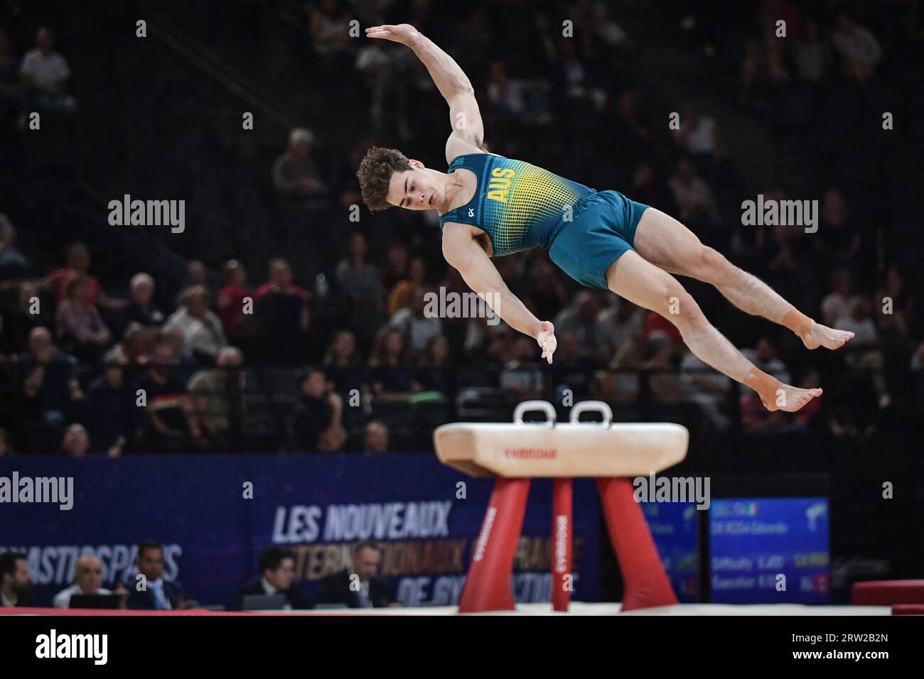 Paris, France. 16th Sep, 2023. Australian James Hardy competes during ...