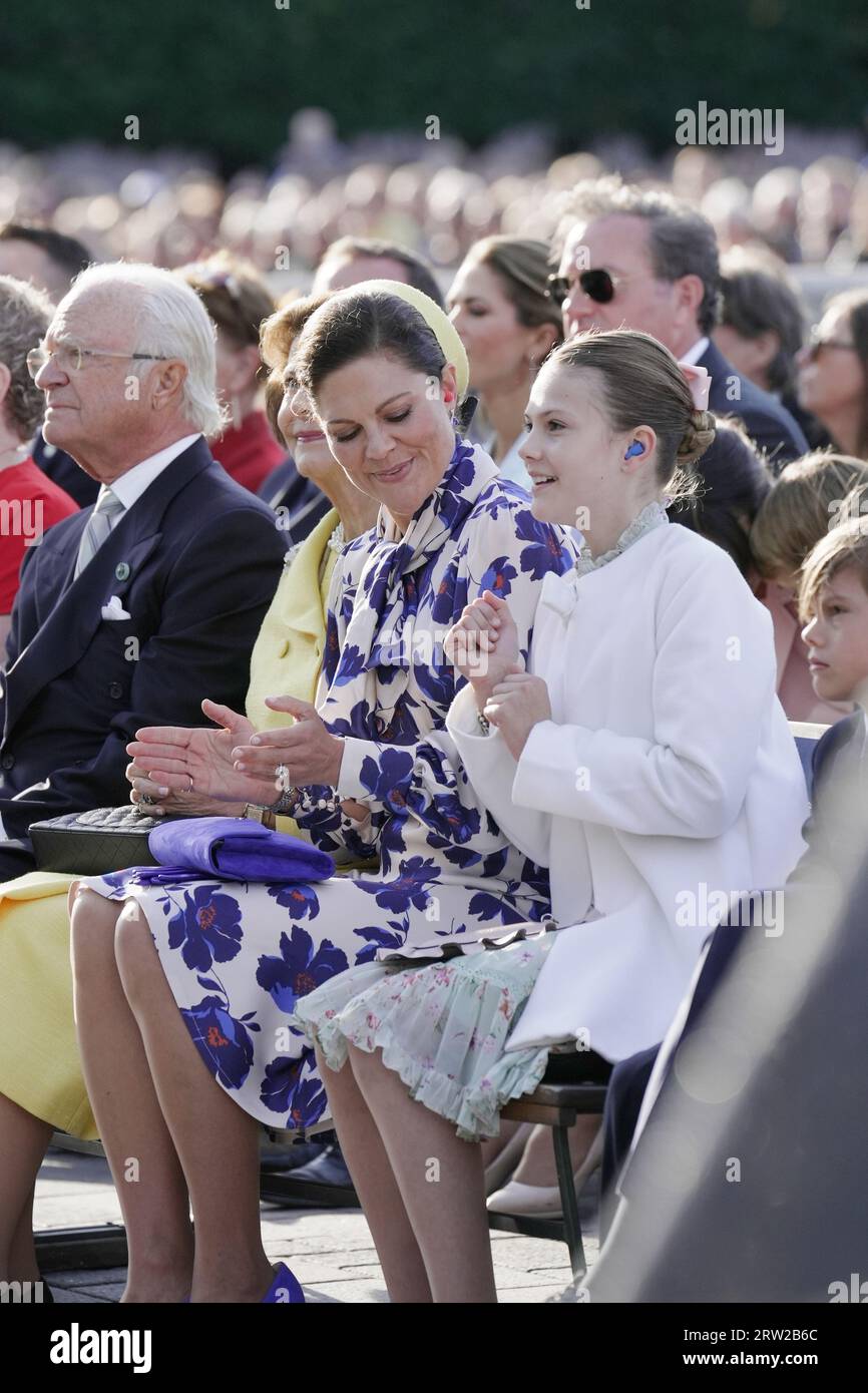 Crown Princess Victoria and Princess Estelle at the Jubilee concert on ...