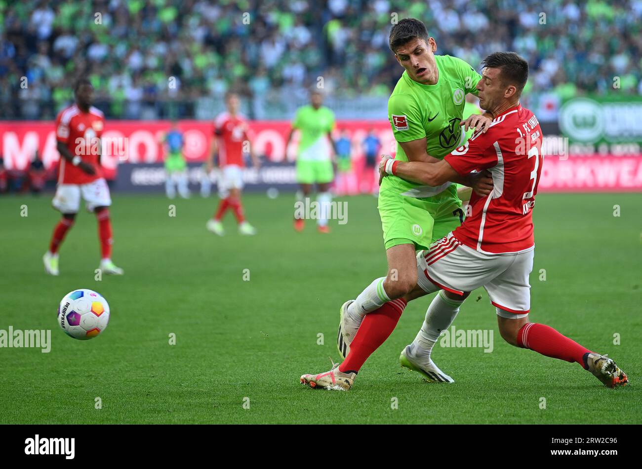 Wolfsburg, Germany. 16th Sep, 2023. Soccer: Bundesliga, VfL Wolfsburg ...