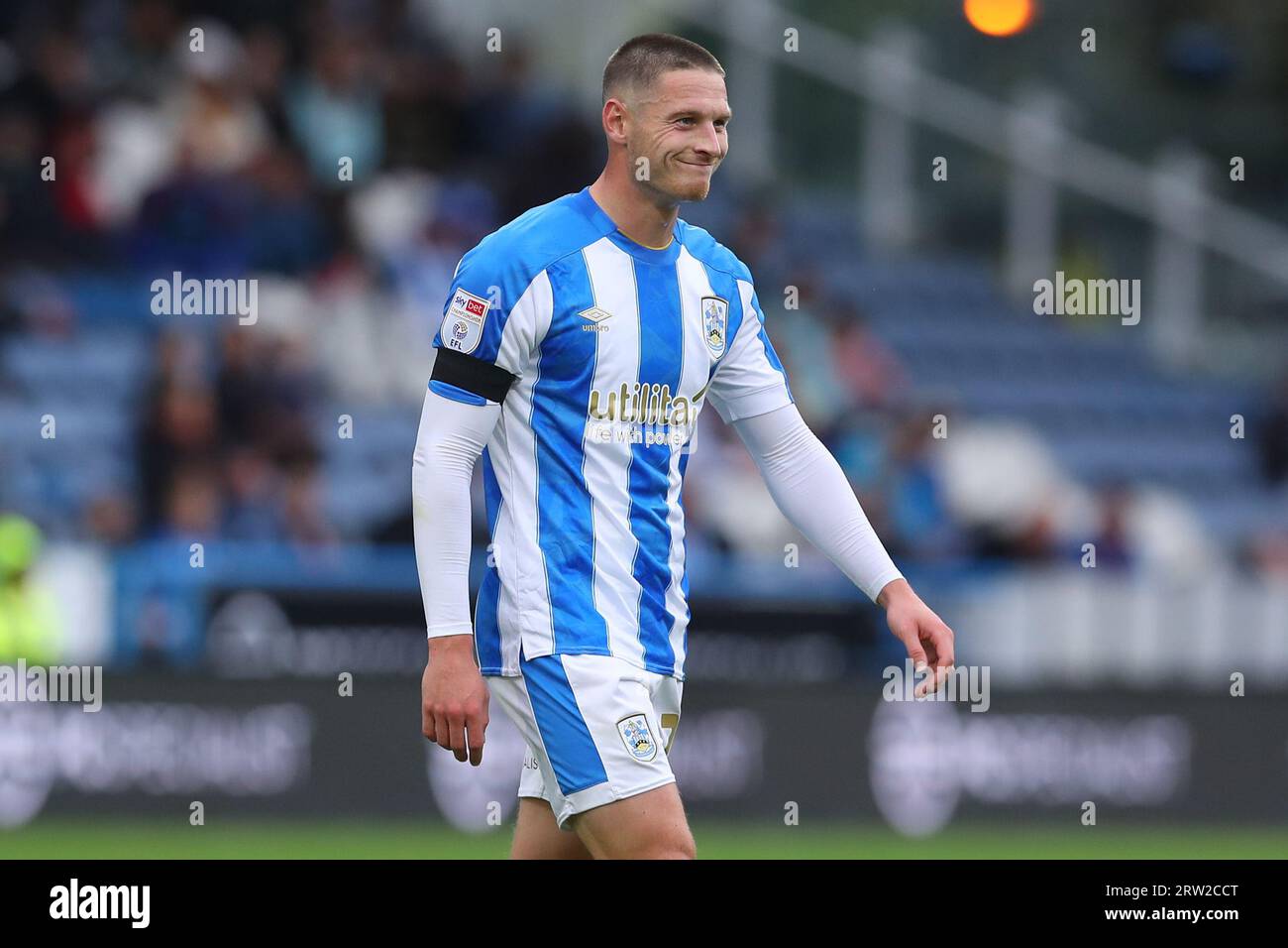 Huddersfield, UK. 16th Sep, 2023. Ben Wiles of Huddersfield Town during ...