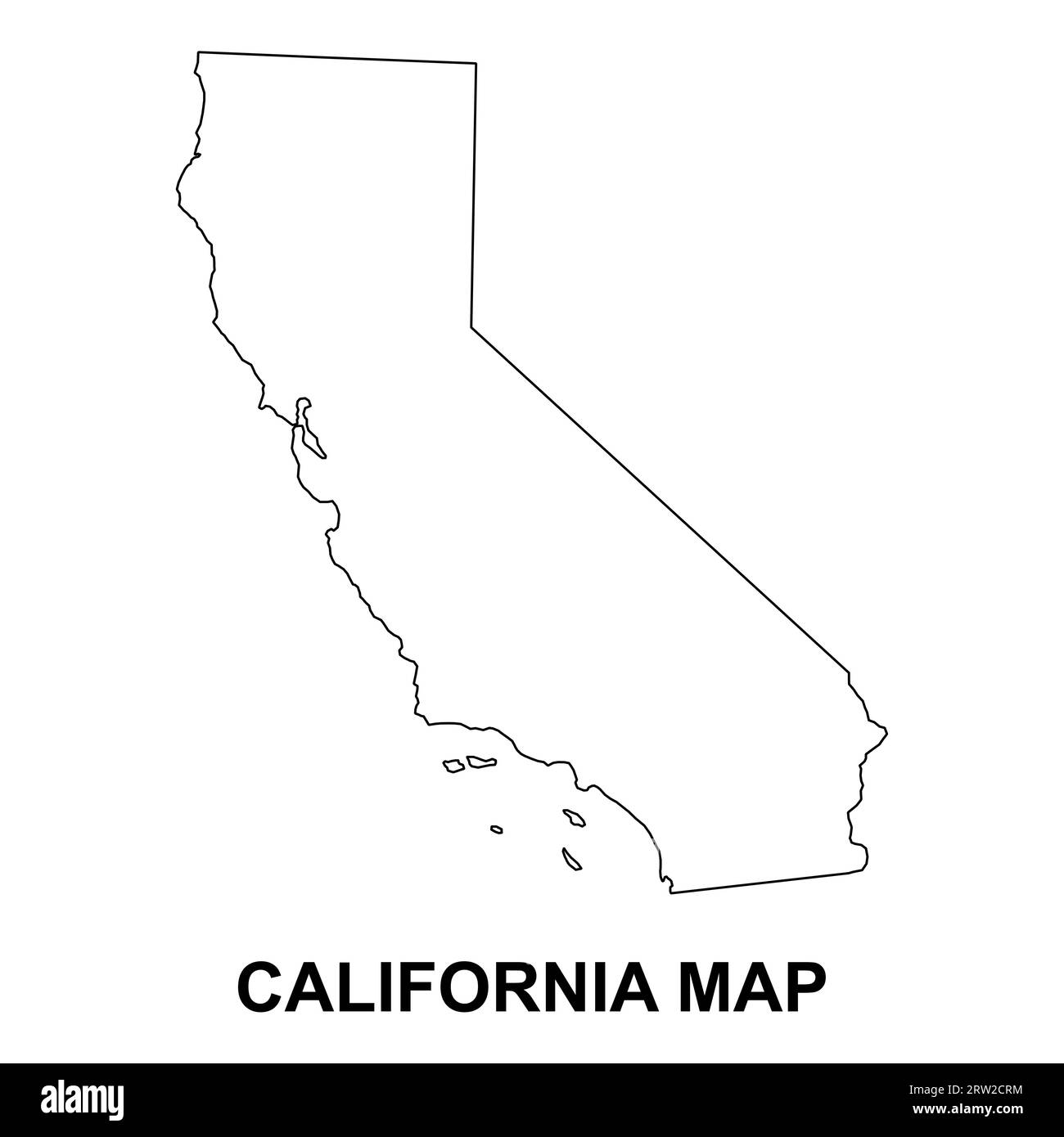 California map shape, united states of america. Flat concept icon ...