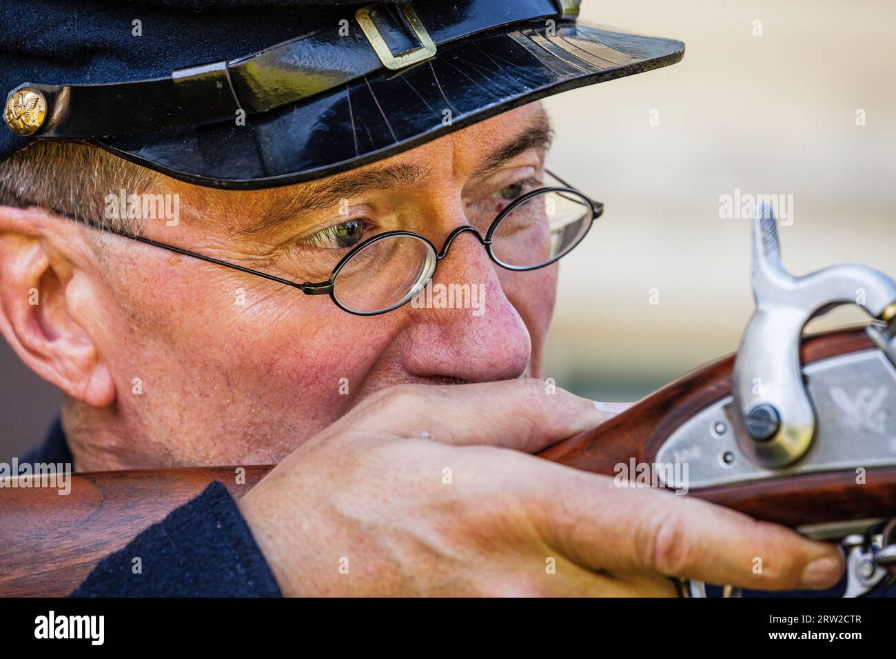 Civil War Living History Day Cromwell, Connecticut, USA Stock Photo - Alamy