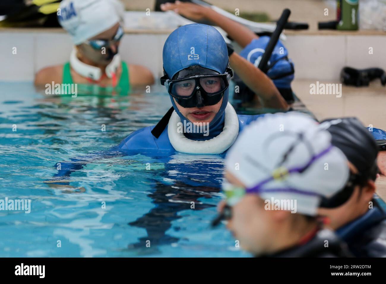 Panglao, Philippines' Bohol Province. 12th Aug, 2023. Chinese freediver ...