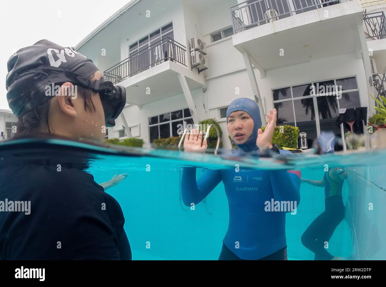 Panglao, Philippines' Bohol Province. 12th Aug, 2023. Chinese freediver ...