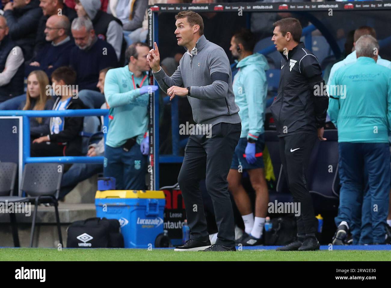 Rotherham United manager Matt Taylor during the Sky Bet Championship ...