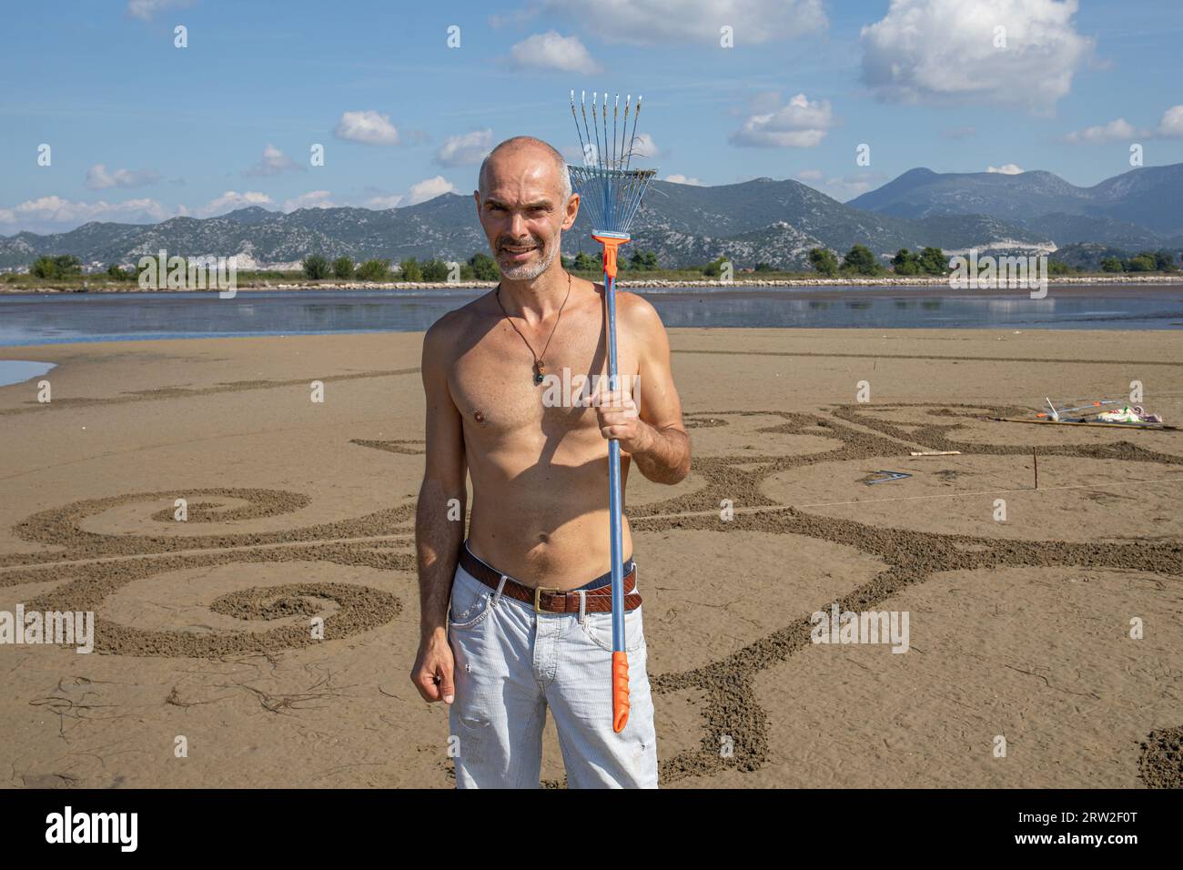 Dubrovnik, Croatia. 16th Sep, 2023. Artist Nikola Faller during third ...