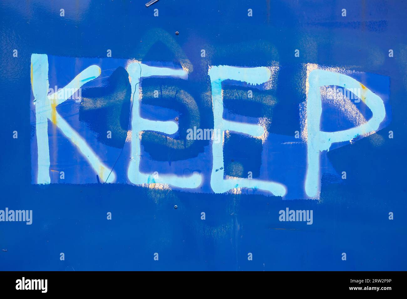Keep a word hi-res stock photography and images - Alamy